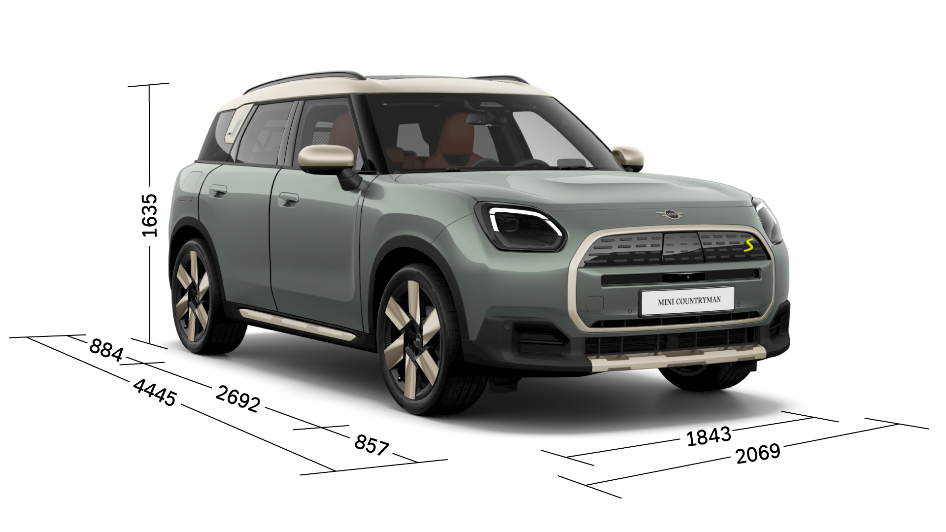 MINI Countryman 100% eléctrico - Medidas