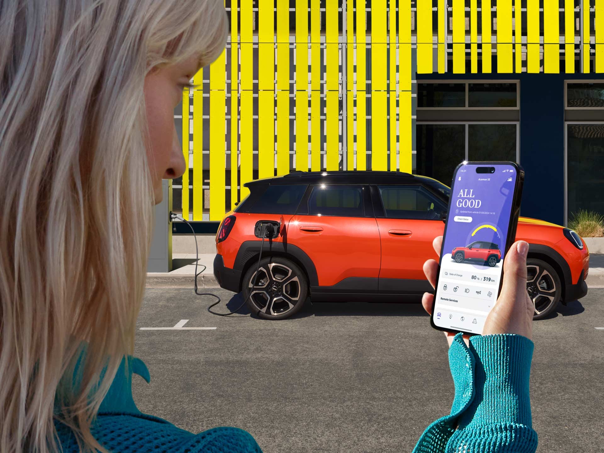 MINI Aceman - Carga y autonomía